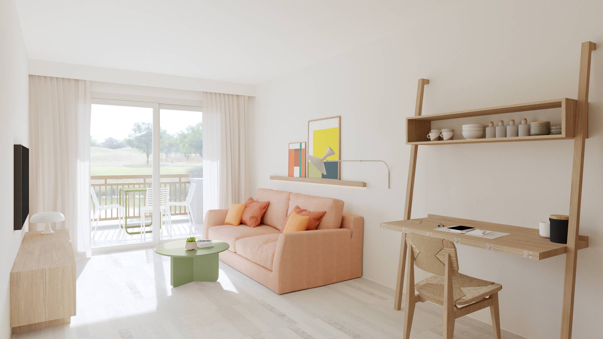 Rooms of Inturotel's Esmeralda Park Hotel