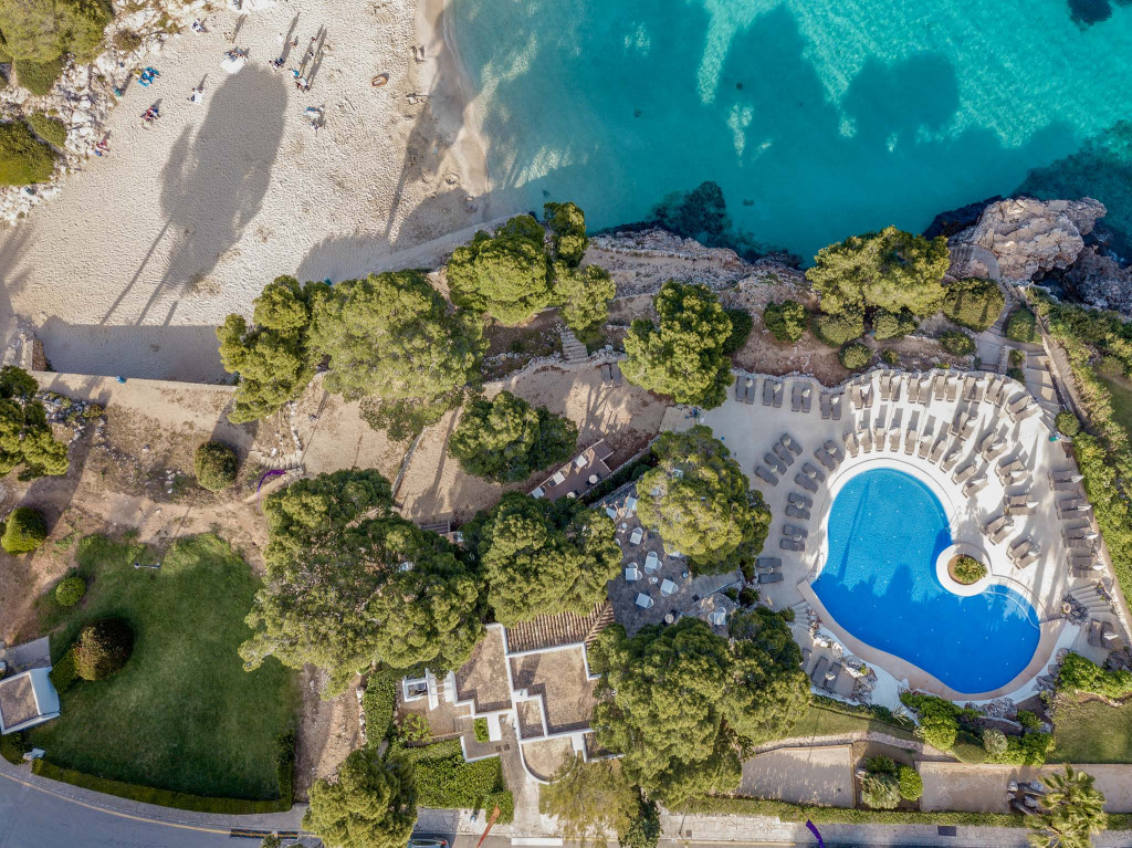 Luxury only adults hotel beachfront at Cala Esmeralda - Mallorca ...